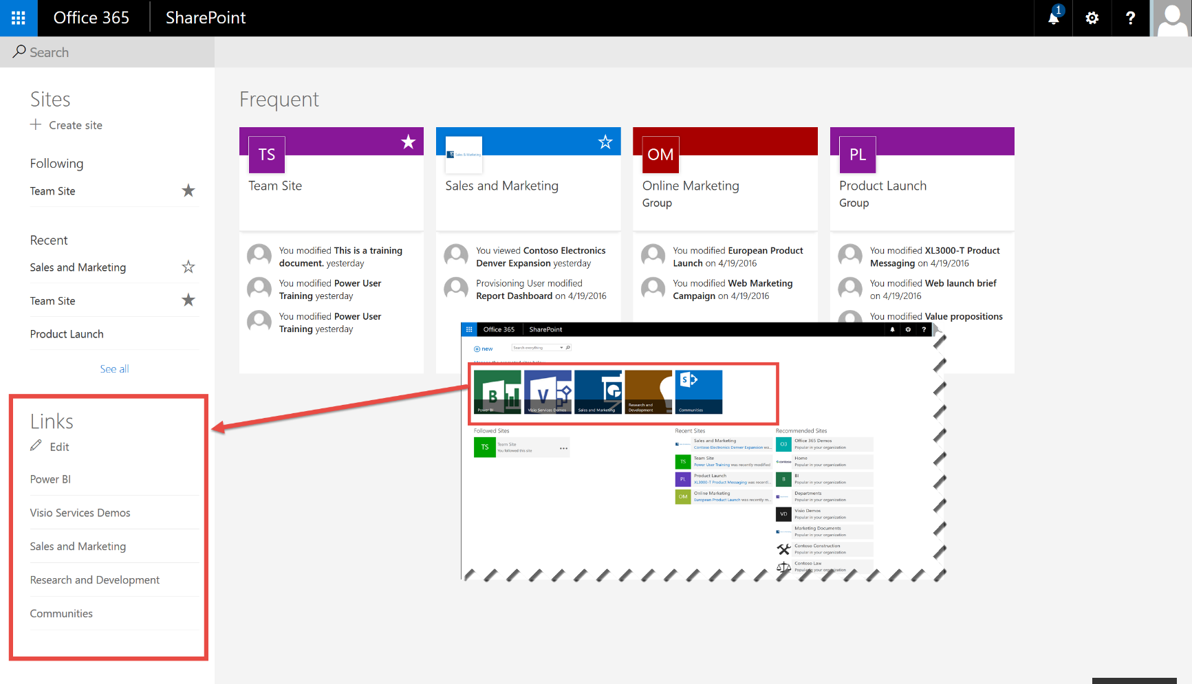 Now in First Release – SharePoint Home Page Updates – Jennifer Ann Mason
